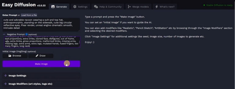 How to Install Stable Diffusion Using Easy Diffusion [Step by Step] – Motricialy