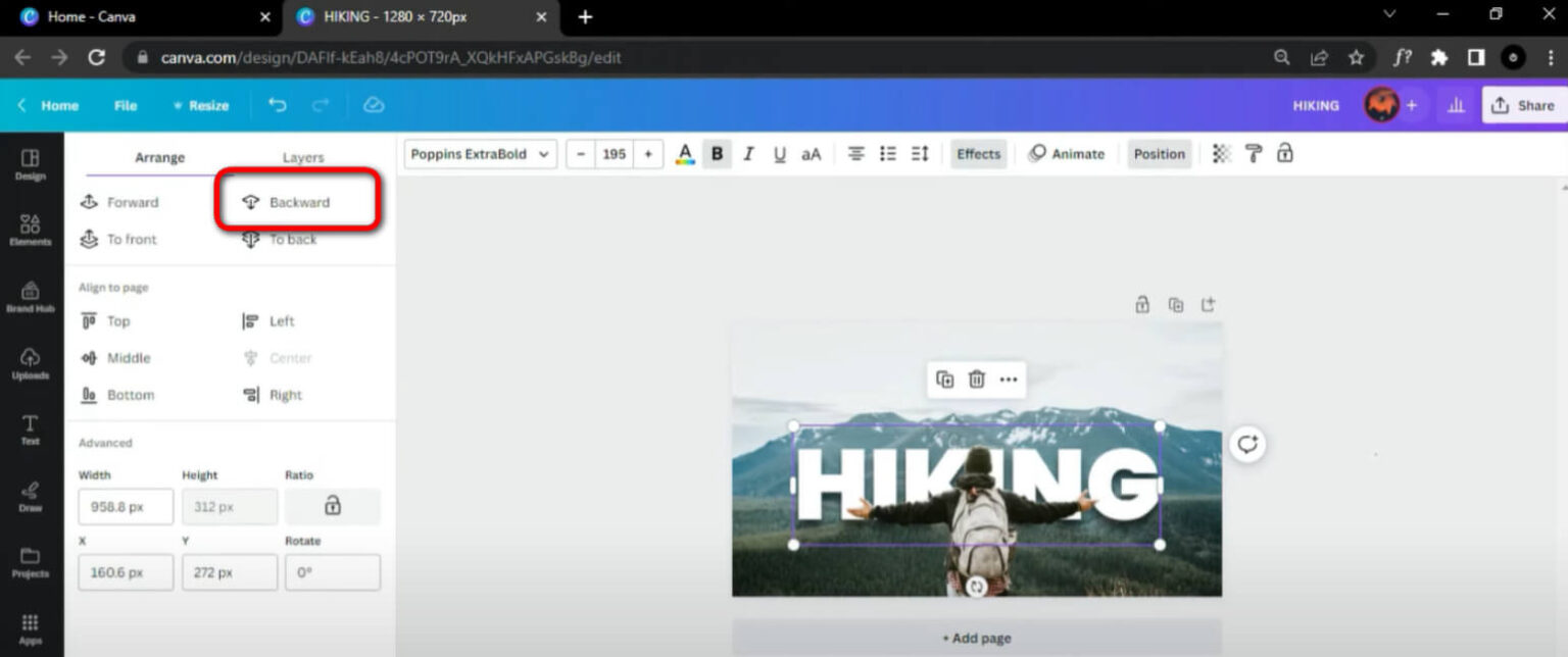 How to Seamlessly Put Text Behind an Image in Canva – Motricialy